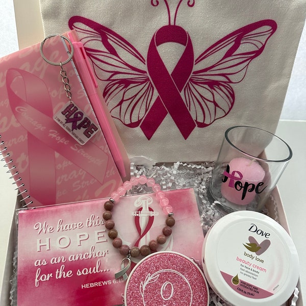 Breast Cancer Care Package - Etsy