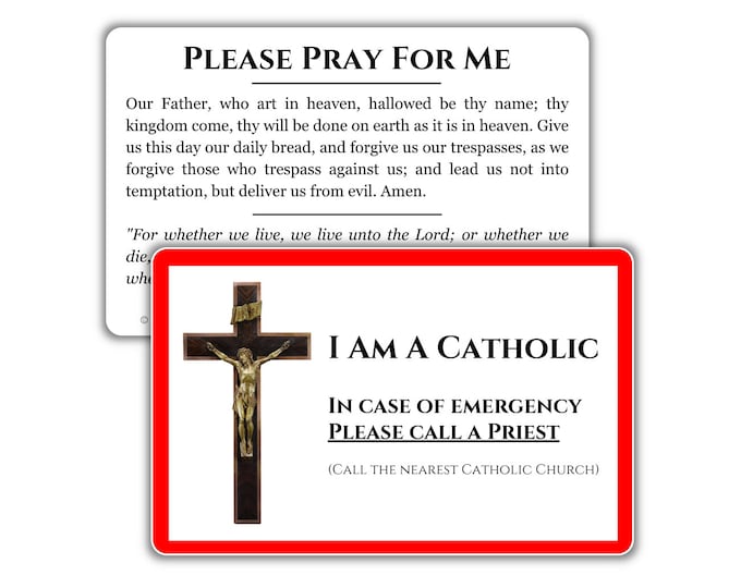 4 Way Necklace,i Am Catholic Call Priest Medal,four Way Medal Necklace ...