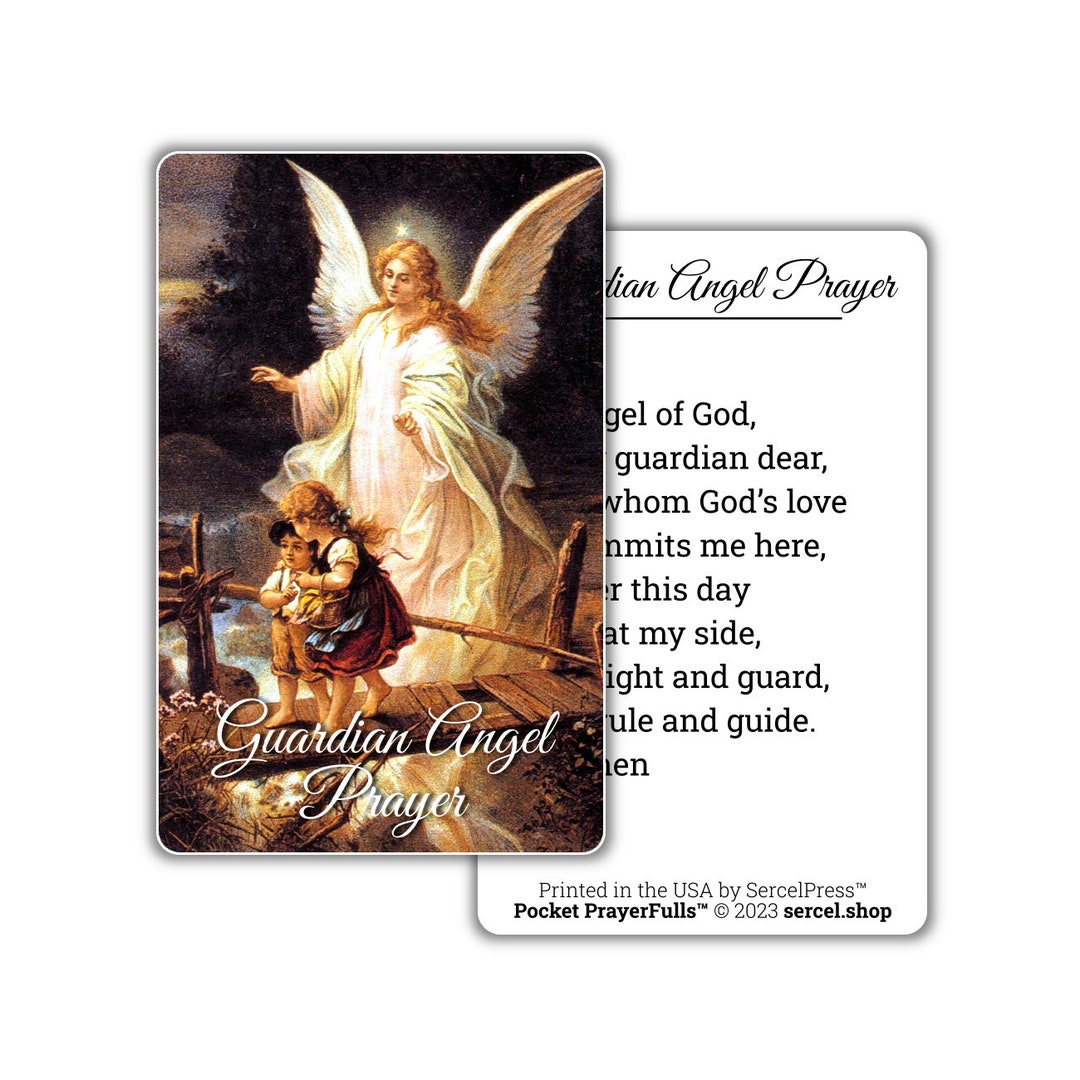 Guardian Angel Prayer — Angel of God, My Guardian Dear | Pocket ...