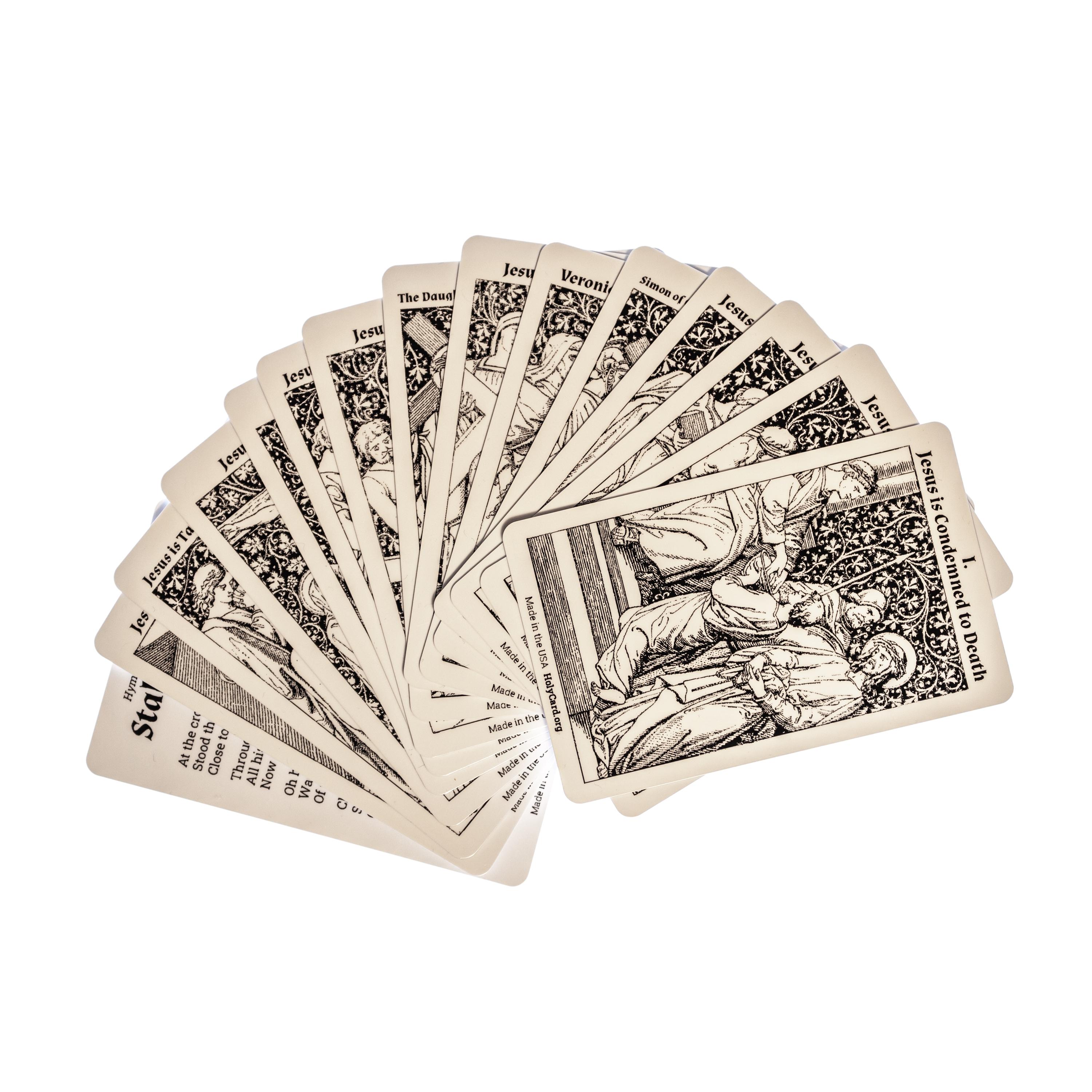 Mini Stations of the Cross, Metallic Silver Edition — 15 Cards for ...
