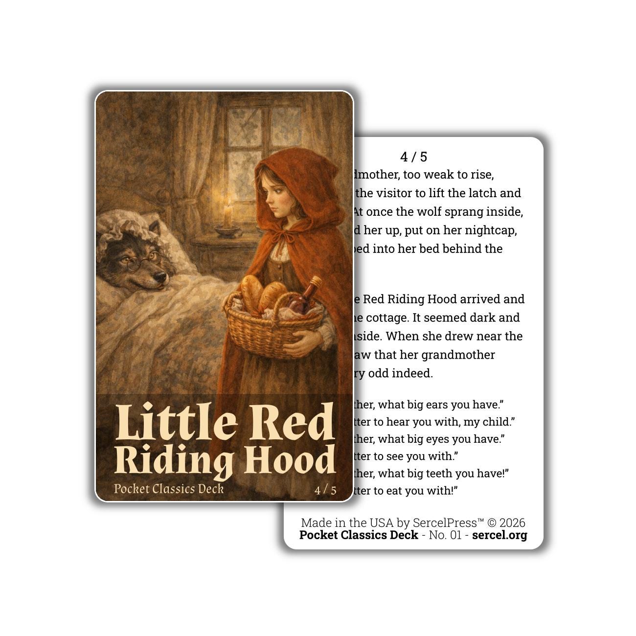 Little Red Riding Hood Story Cards – Illustrated Fairy Tale – Screen ...