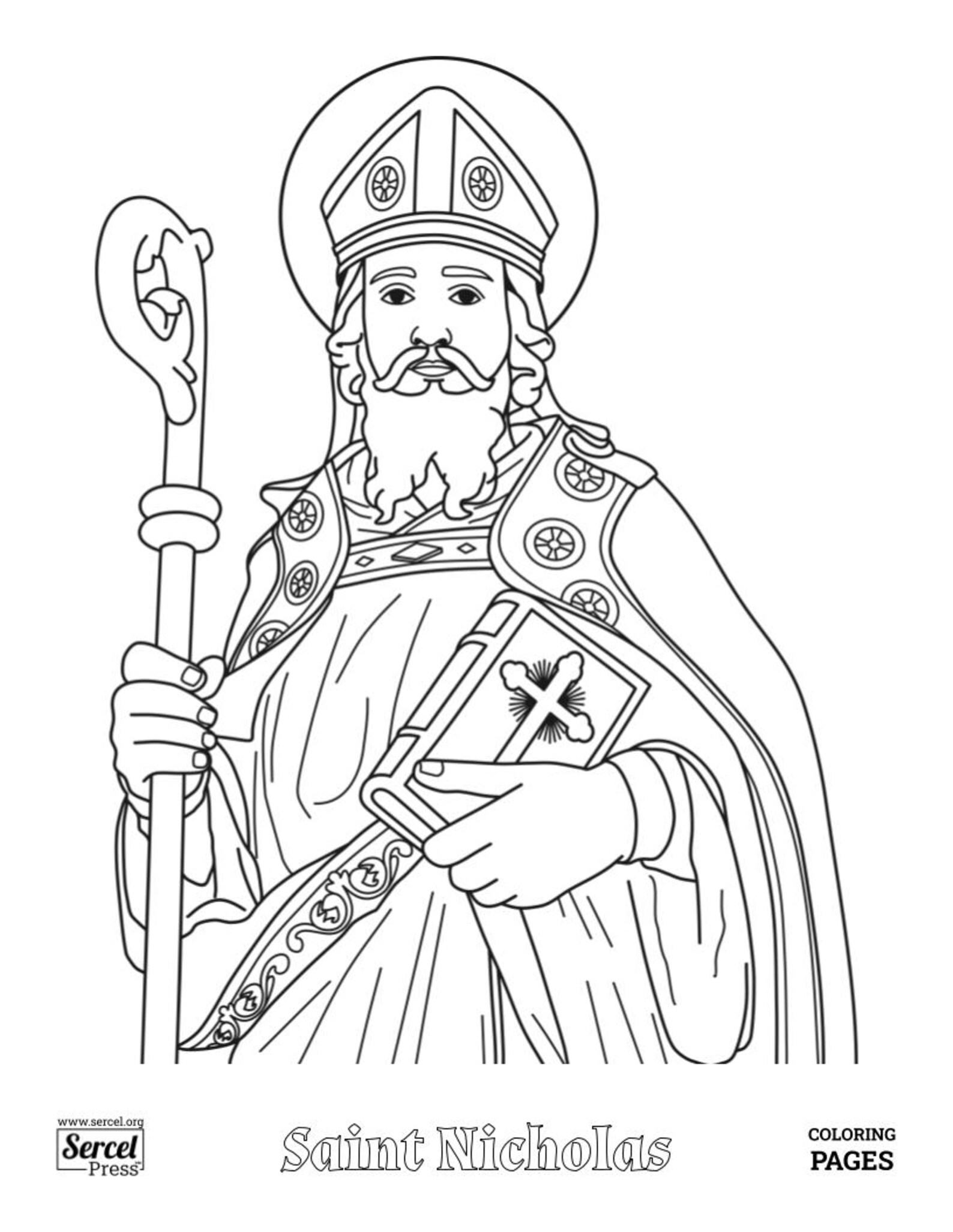 Printable Catholic Coloring Book, Christmas, 15 Catholic Coloring Pages ...