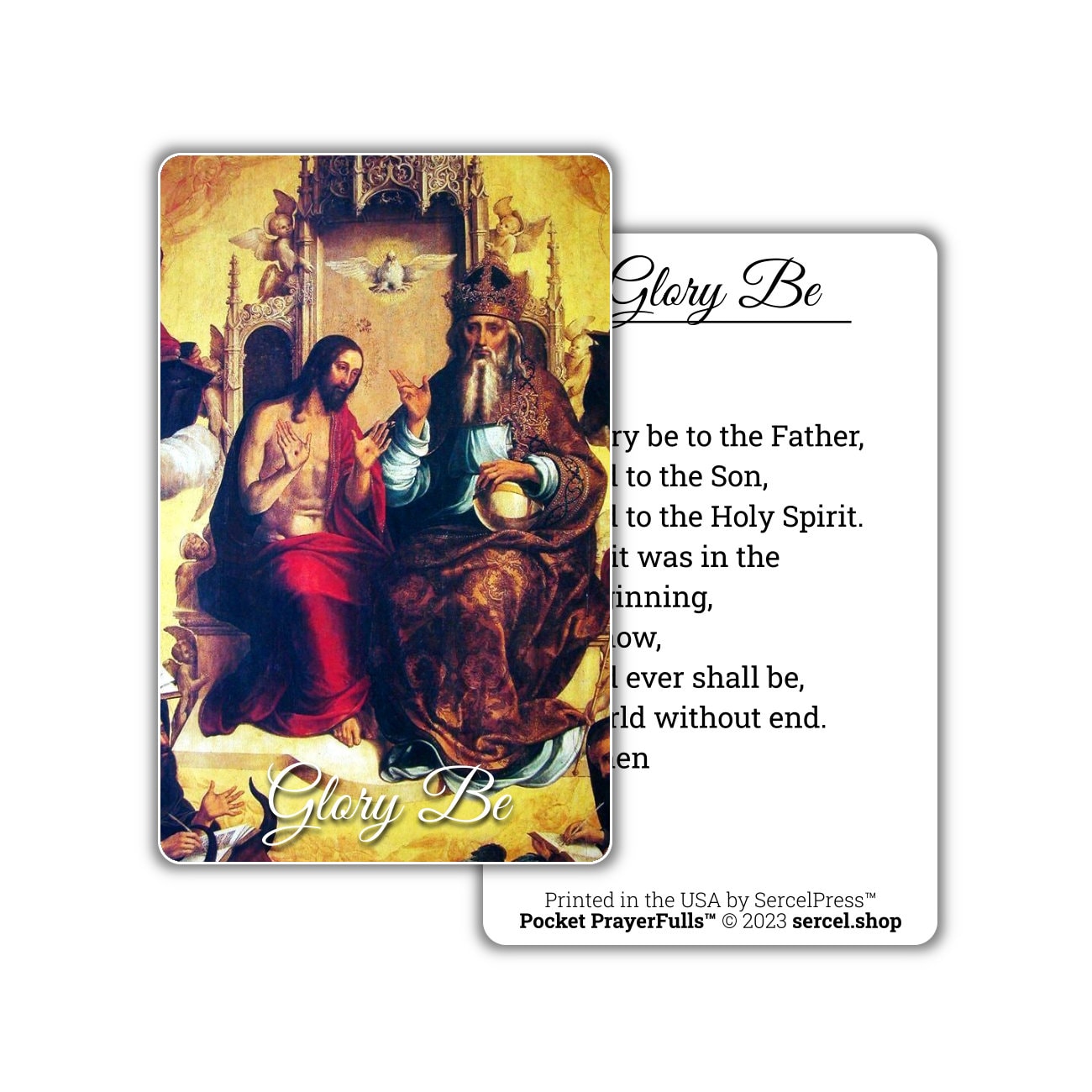 Glory Be: Pocket Prayerfulls™ Durable Wallet Prayer Cards Catholic ...