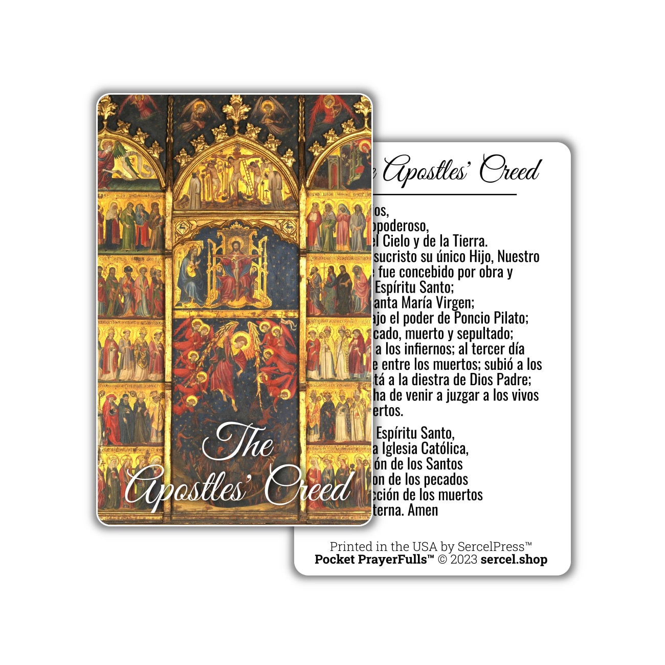 The Apostles' Creed in Spanish / Creo En Dios: Pocket - Etsy
