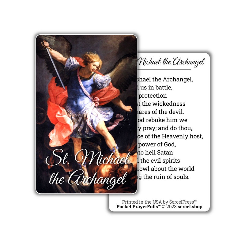 Catholic Prayer St Michael - Etsy