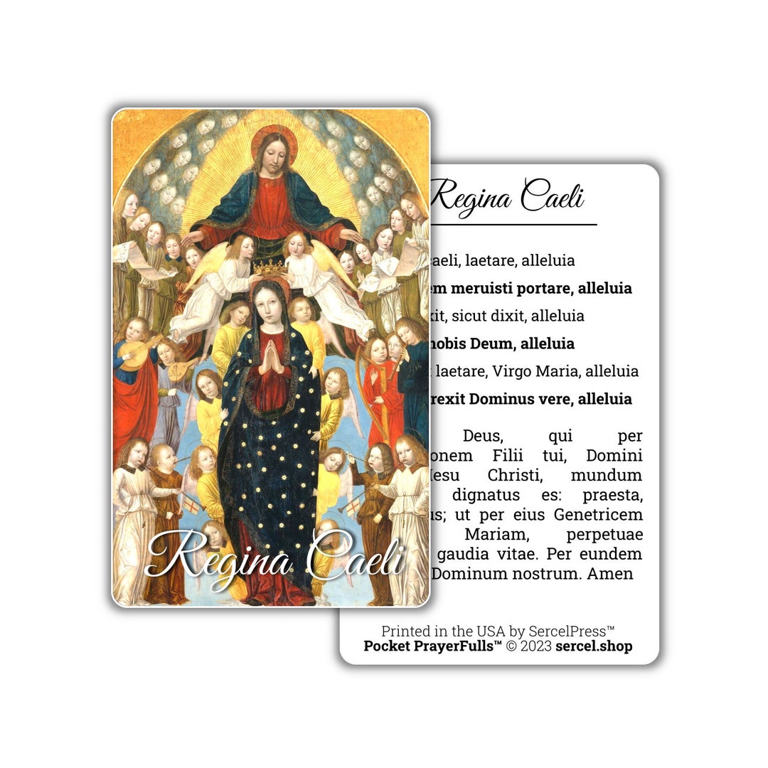 Regina Caeli in Latin: Pocket Prayerfulls™ | Durable Wallet Prayer ...