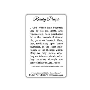 Rosary Prayer: Pocket Prayerfulls™ | Durable Wallet Prayer Cards ...
