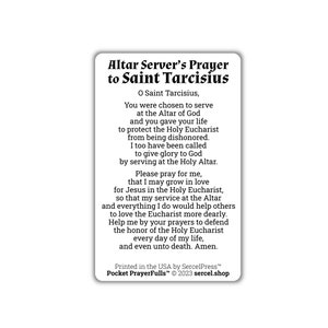 Saint Tarcisius, Altar Server’s Prayer: Pocket Prayerfulls™ | Durable ...