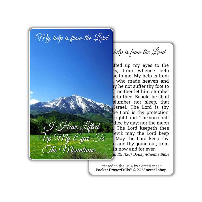 Psalm 23 Small Card - Etsy