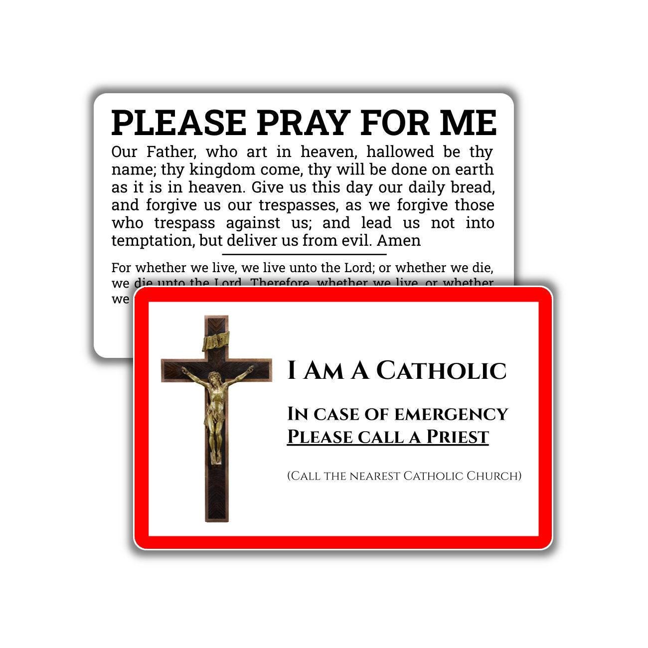 Catholic Starter Pack – 8 Essential Catholic Holy Cards — Pocket ...