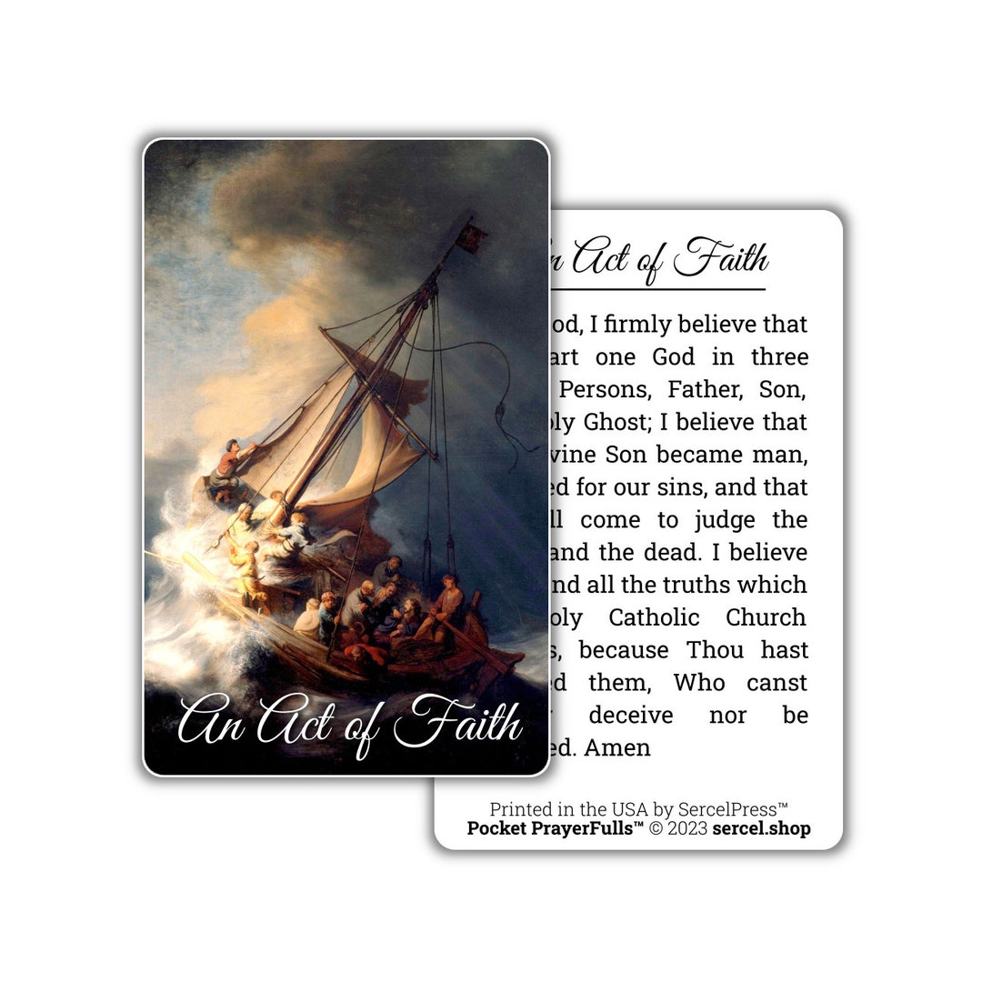 Act of Faith: Pocket Prayerfulls™ | Durable Wallet Prayer Cards ...