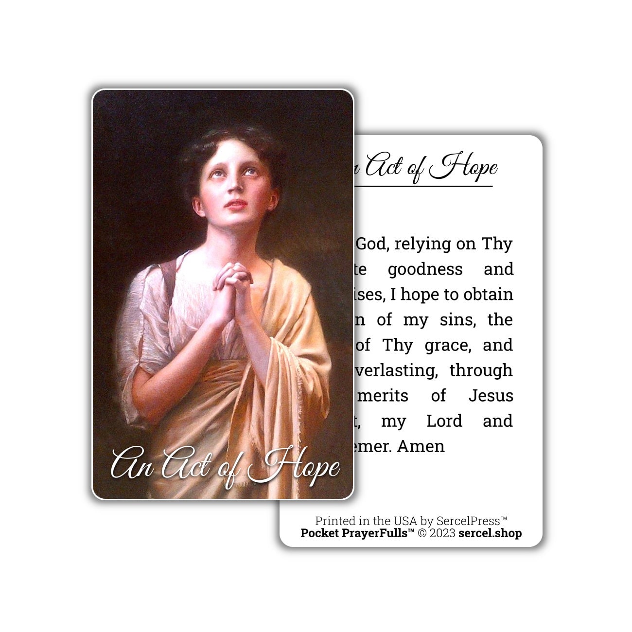 Act of Hope: Pocket Prayerfulls™ Durable Wallet Prayer Cards - Etsy