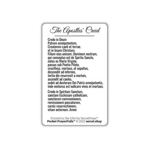 The Apostles' Creed in Latin / Credo in Deum: Pocket Prayerfulls ...