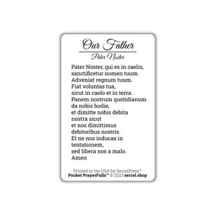 Our Father in Latin / Pater Noster: Pocket Prayerfulls™ | Durable ...