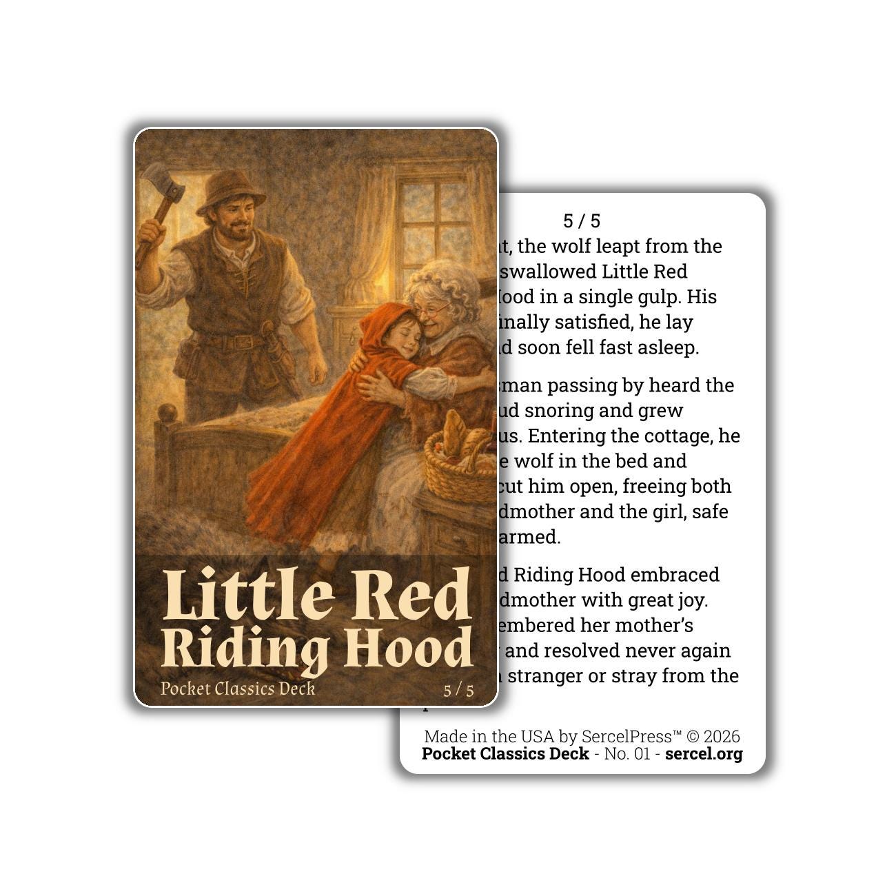 Little Red Riding Hood Story Cards – Illustrated Fairy Tale – Screen ...