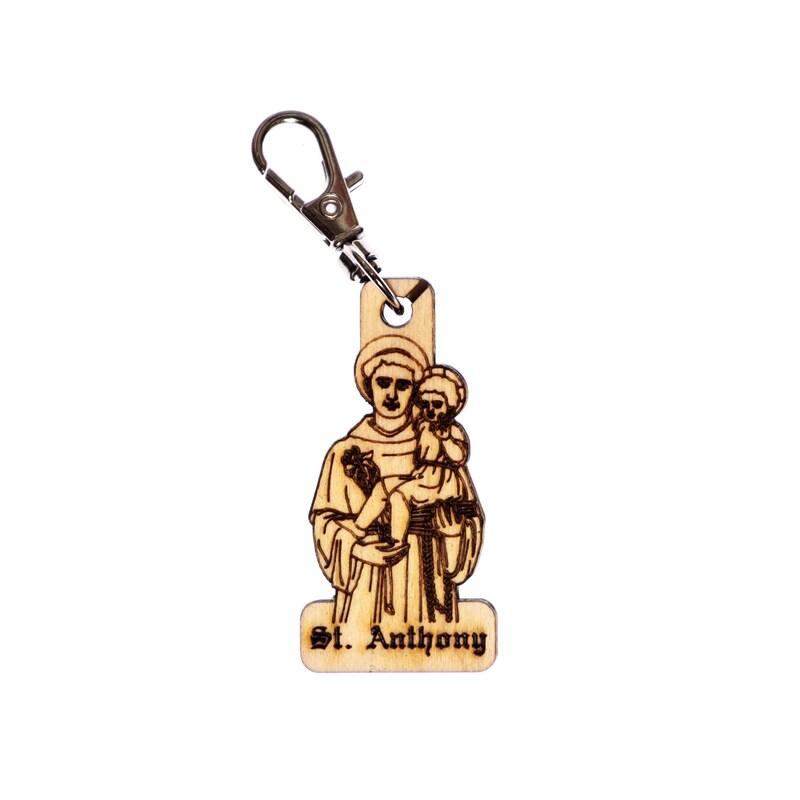 St Anthony Keychain - Etsy