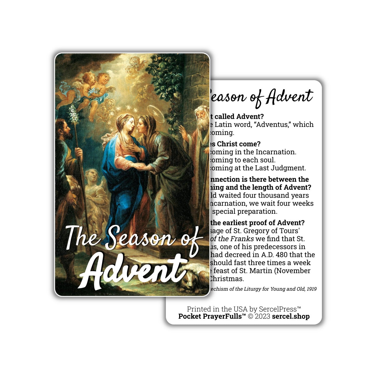 Season of Advent Explained: Pocket Prayerfulls™ | Durable Wallet Holy ...
