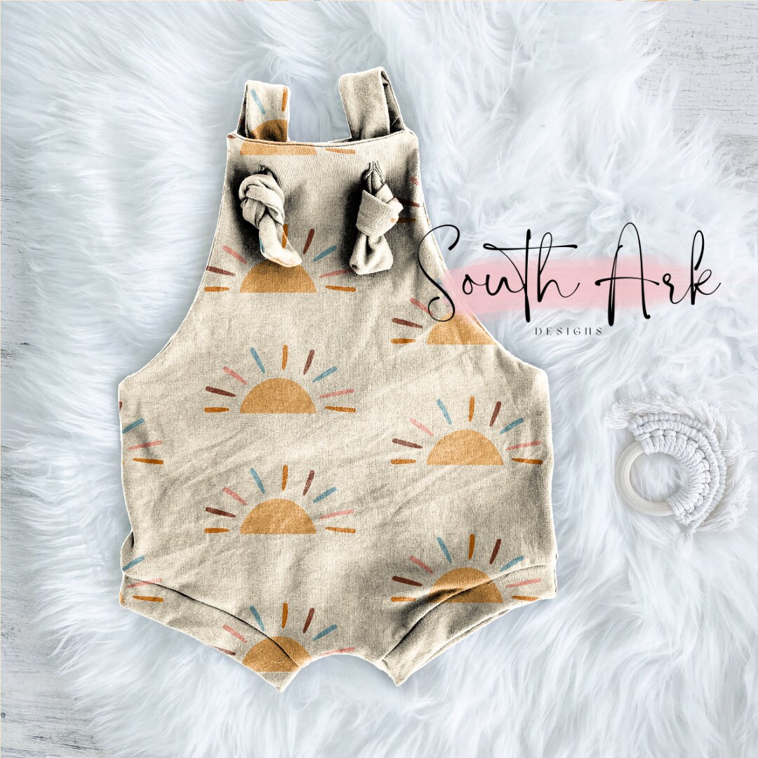 Boho Rainbow Suns Gender Neutral Seamless File digital Download - Etsy