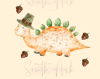 Dino Thanksgiving Png - Etsy