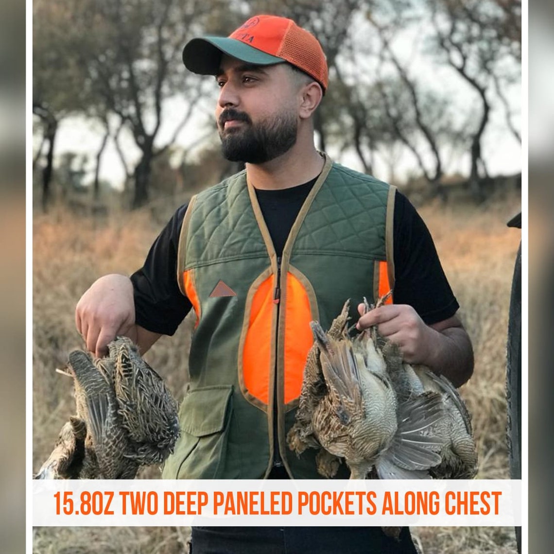 Green Blaze Pro Shooter Hunting Vest / Upland Vest/ Bird Hunting Vest ...