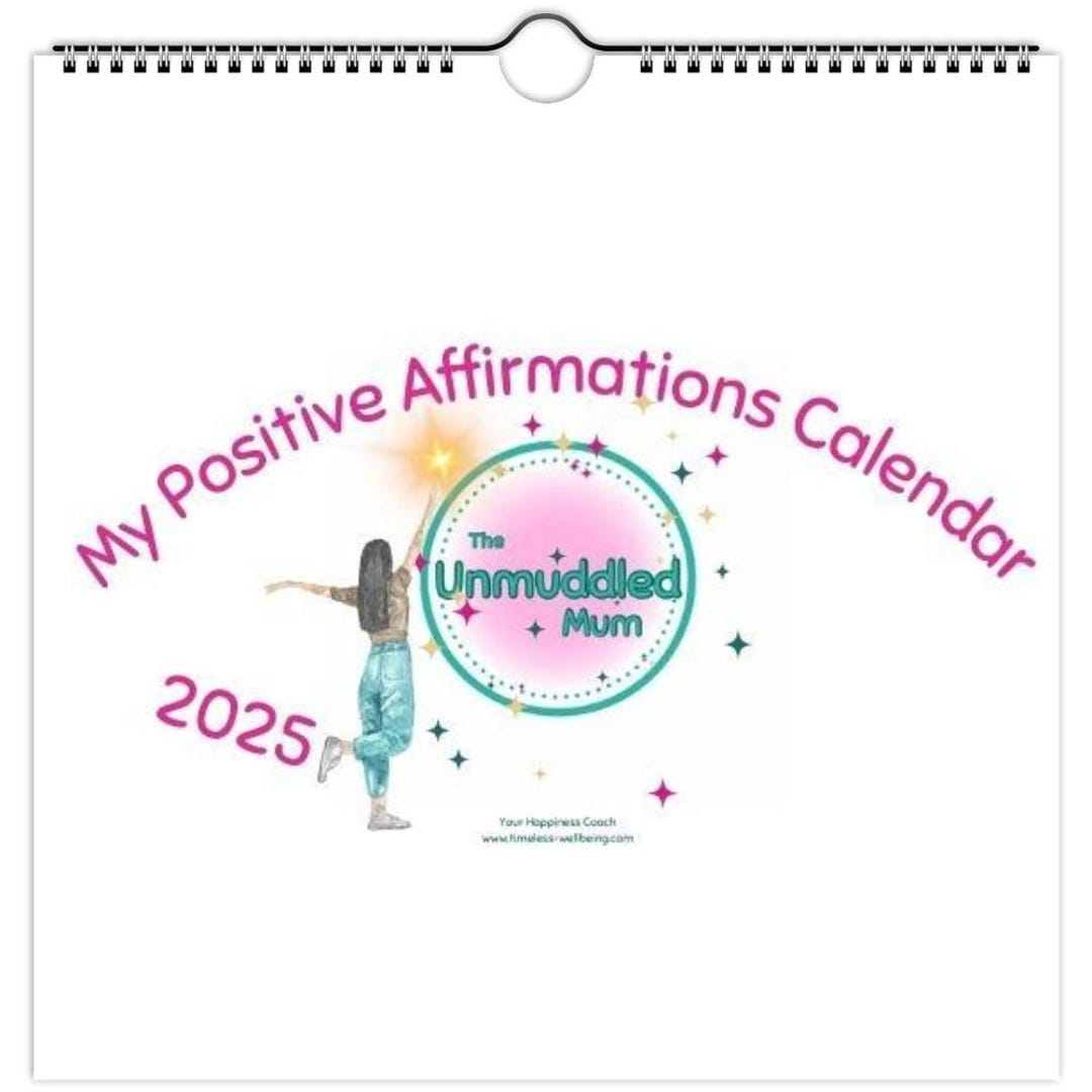 My Positive Affirmations Hanging Wall Calendar 2025 - Etsy Australia