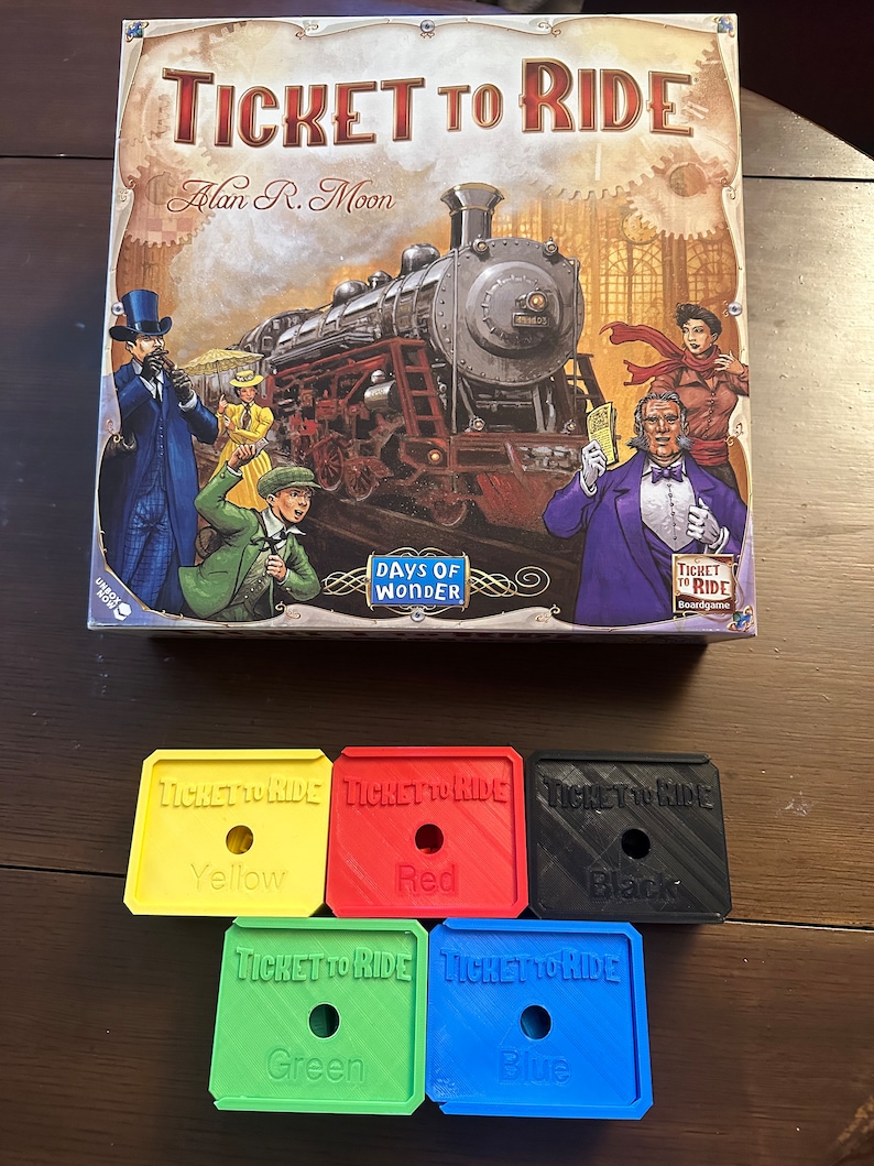 Ticket to Ride Train Boxes Fits in Original Game Box SEE DESCRIPTION - Etsy