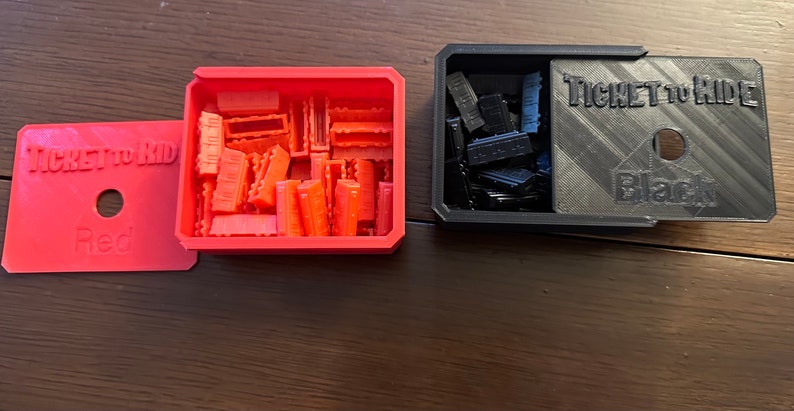 Ticket to Ride Train Boxes Fits in Original Game Box SEE DESCRIPTION - Etsy