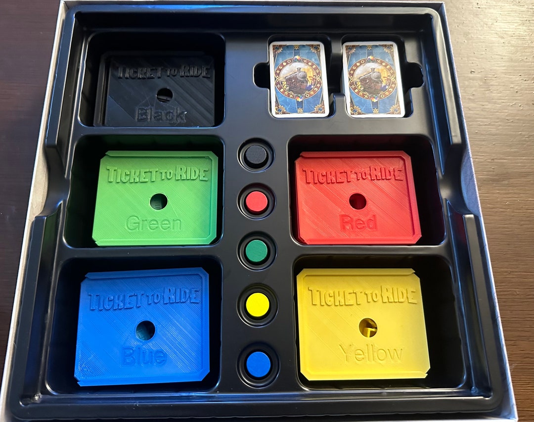 Ticket to Ride Train Boxes Fits in Game Box - Etsy