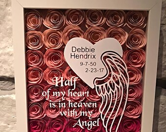 Memory Shadow Box Keepsake Box Memorial Box - Etsy