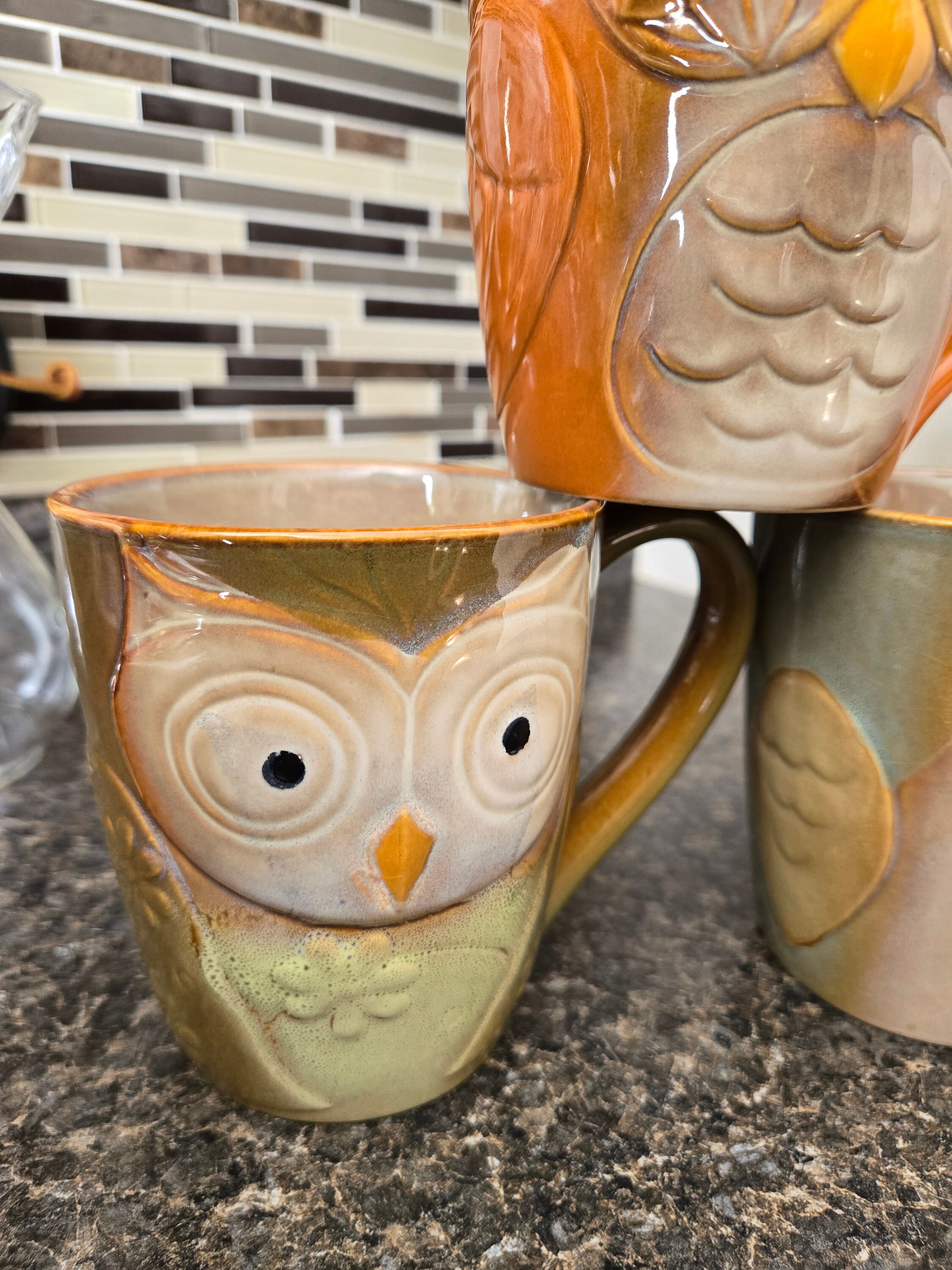 Vintage Pier One Owl Mugs - Etsy