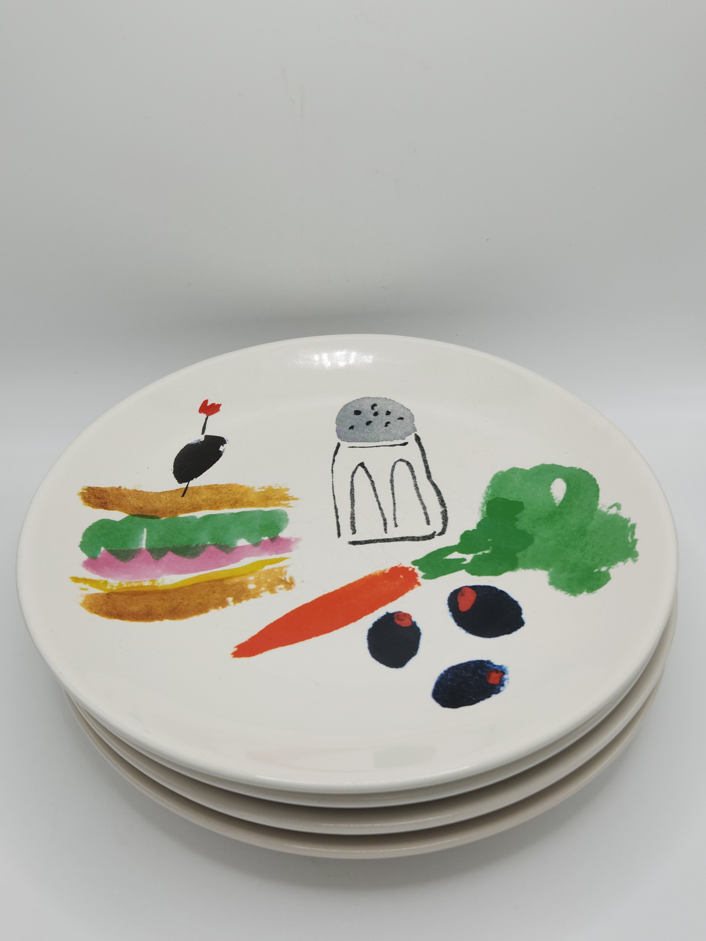 Set of 4 Collectible Kate Spade Plates by Lenox, 2 Styles - Etsy