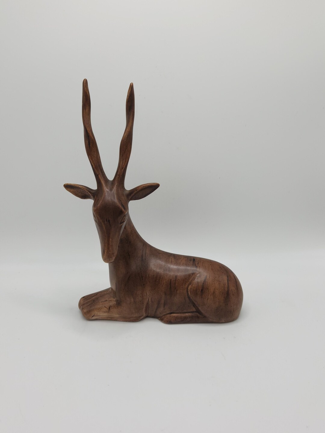 Vintage MCM Antelope, Impala, Figurine Signed Anne Dickey - Etsy