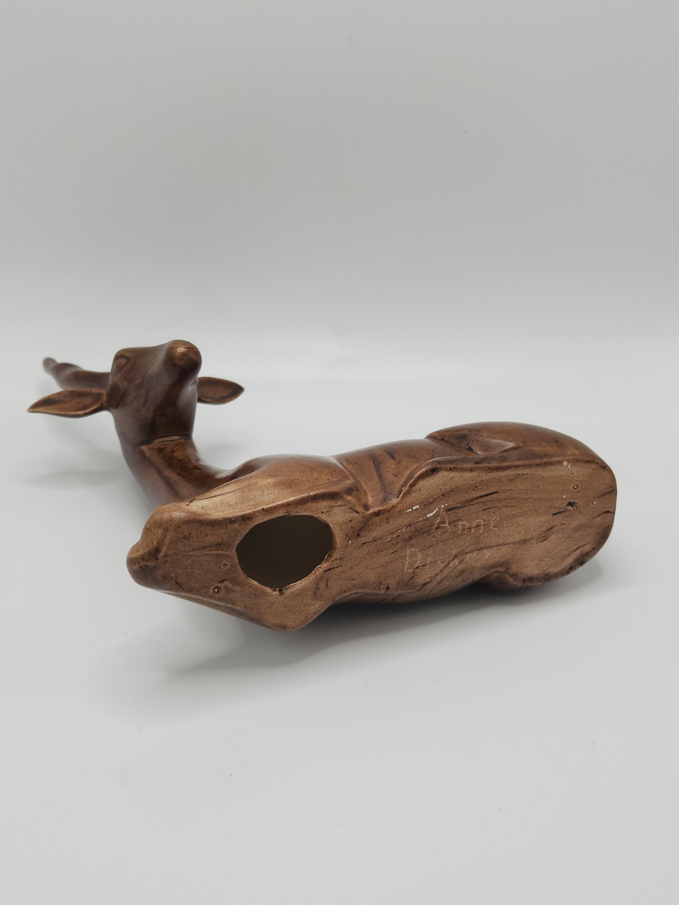 Vintage MCM Antelope Impala Figurine Signed Anne Dickey - Etsy