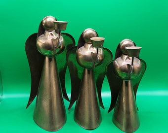 Vintage Angel Copper and Brass Angel - Etsy