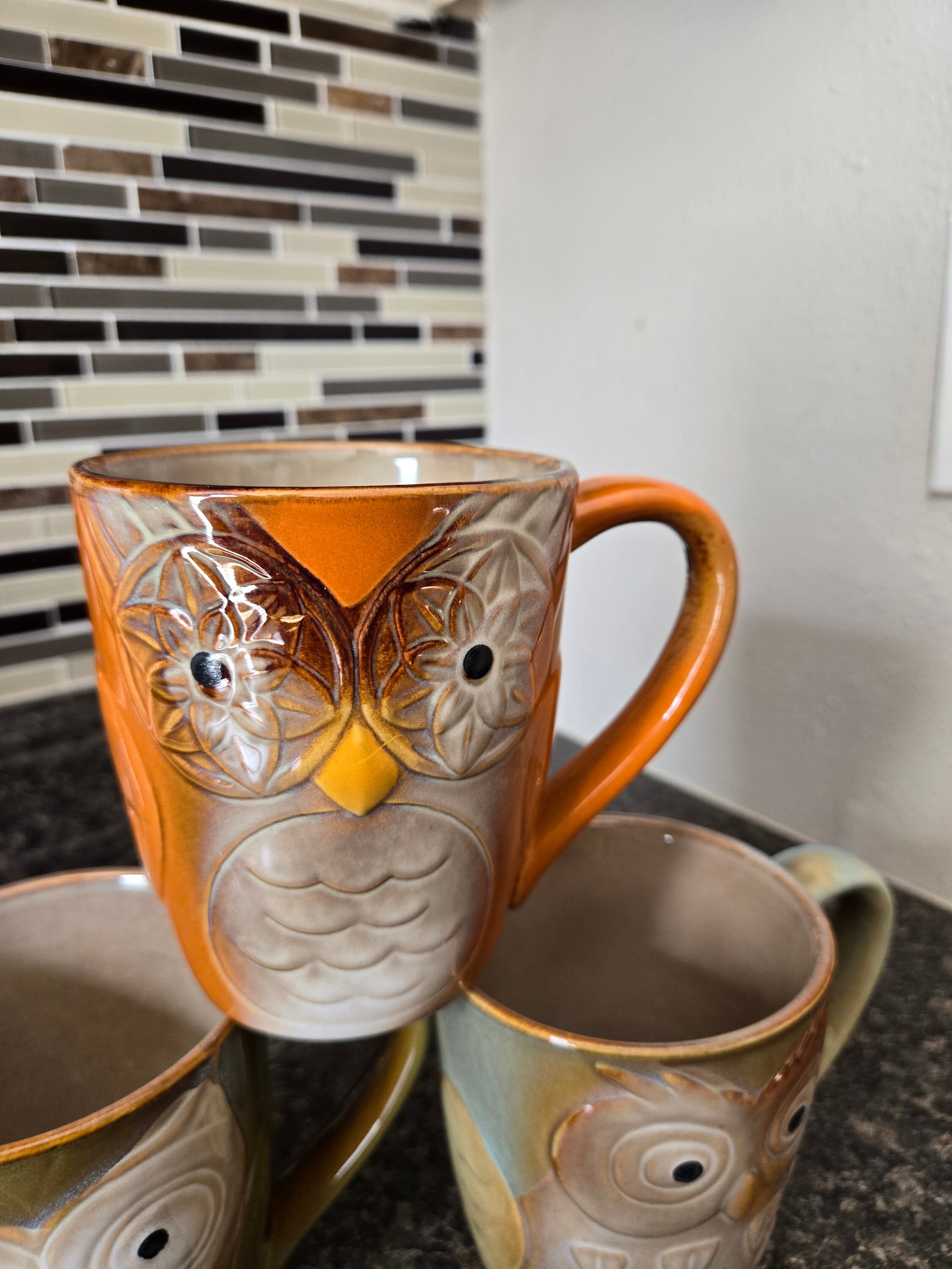 Vintage Pier One Owl Mugs - Etsy