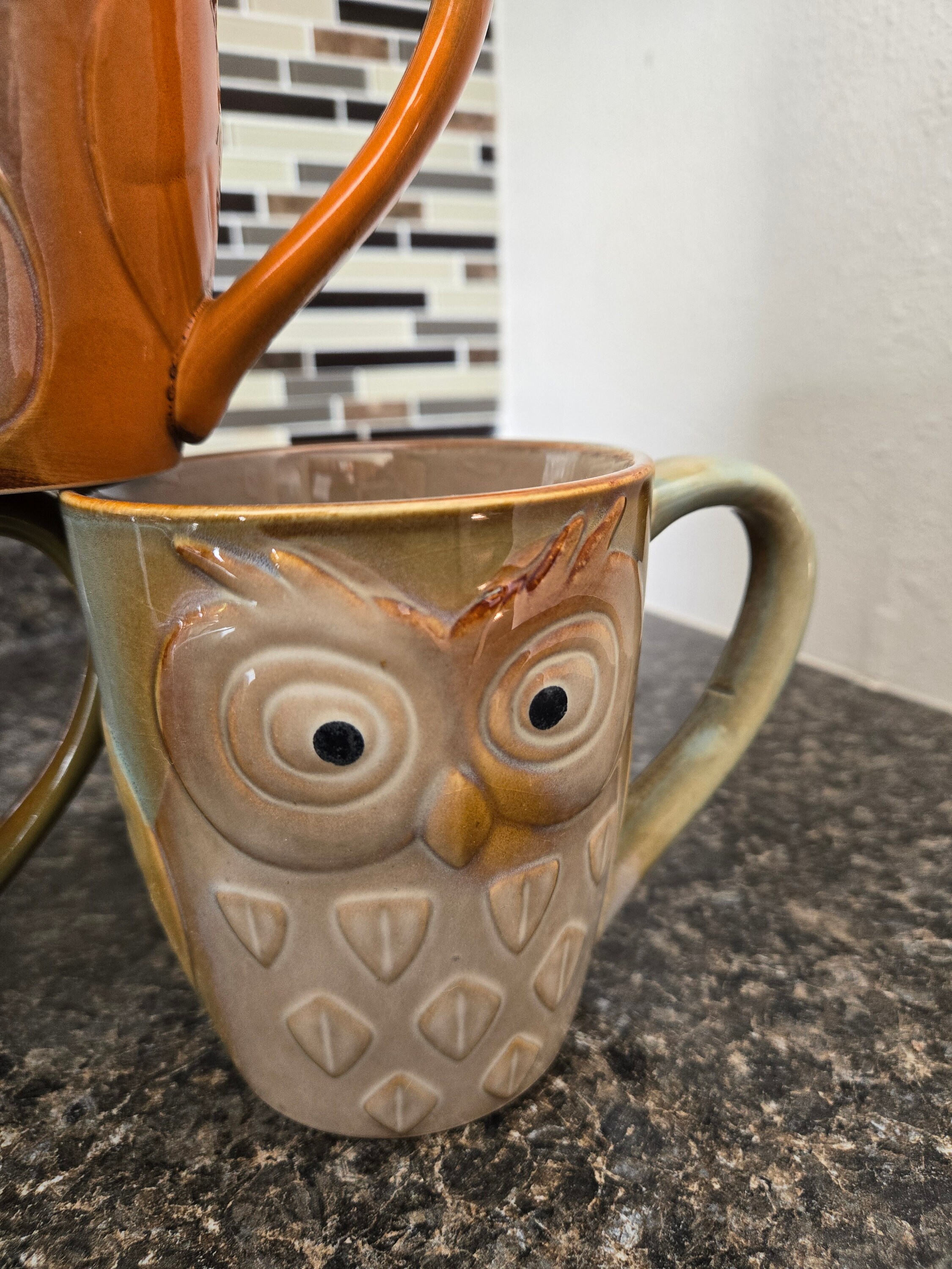 Vintage Pier One Owl Mugs - Etsy