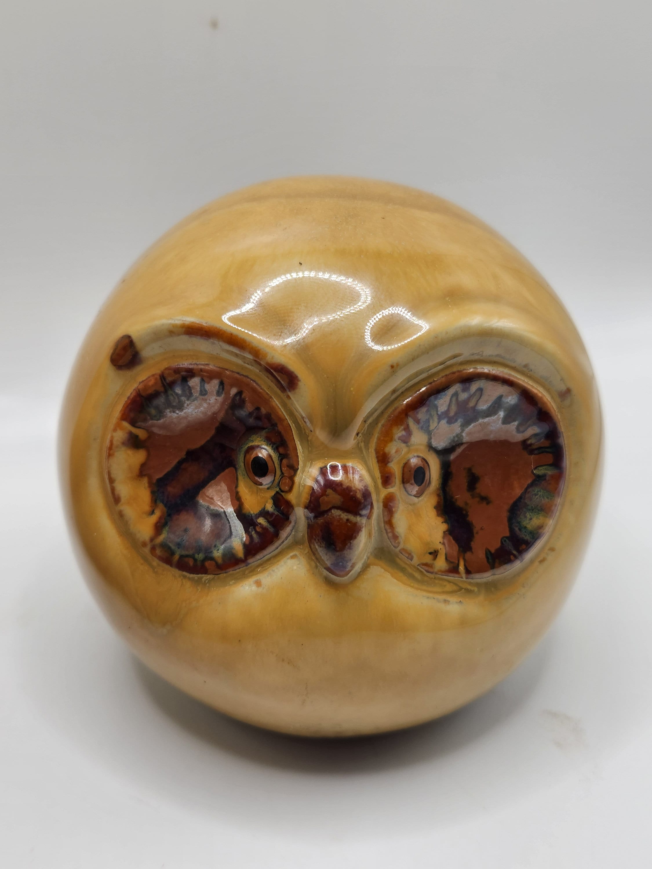 Set of Mid Century Modern Ceramic Glazed Owls - Etsy