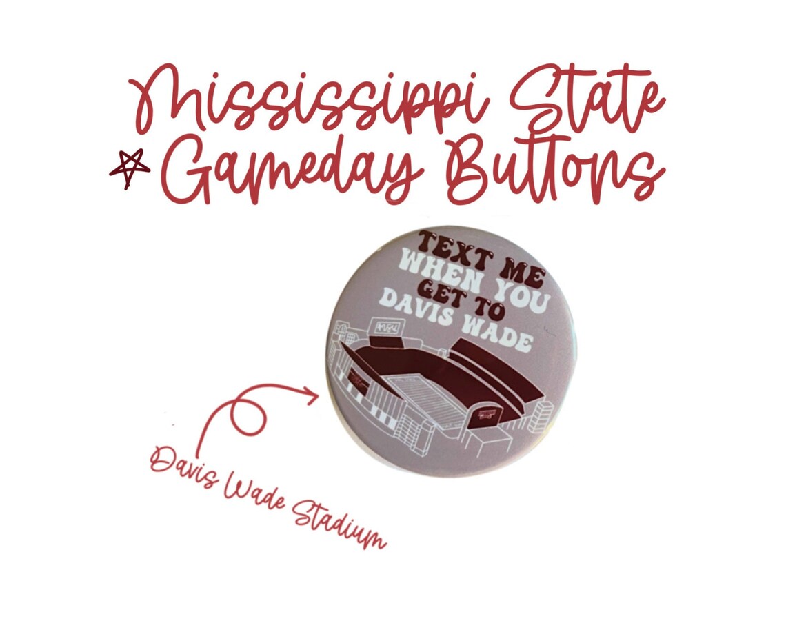 Mississippi State Game-day Buttons | Mississippi State University ...