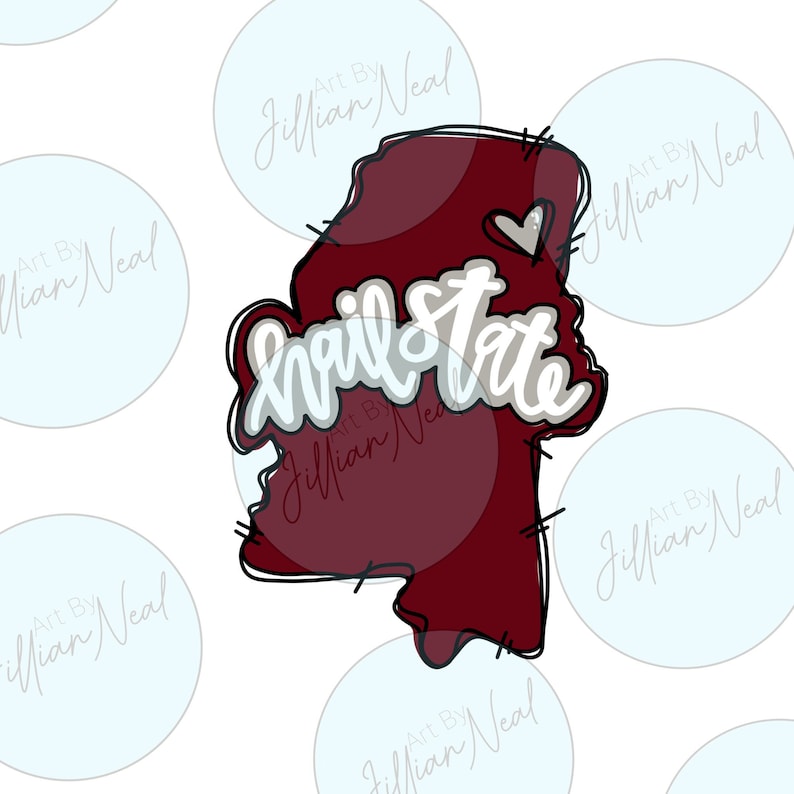 Mississippi State University Hail State PNG & JPEG | Digital Download ...