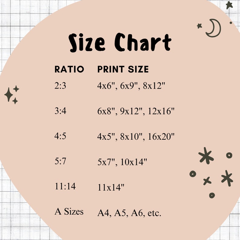 Neutral Printable Collage - Star Line Art - Cloud & Nature Art - Floral ...