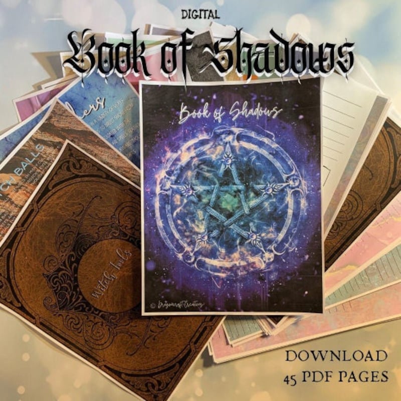 Diy Book of Shadows - Etsy