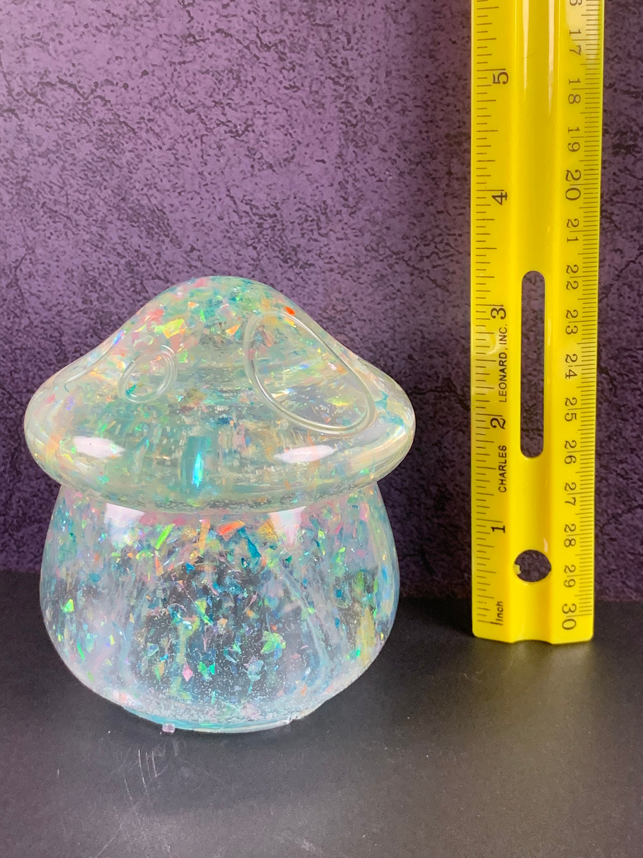 Mushroom Altar Offering Dish Jar Mushroom Trinket Jar - Etsy