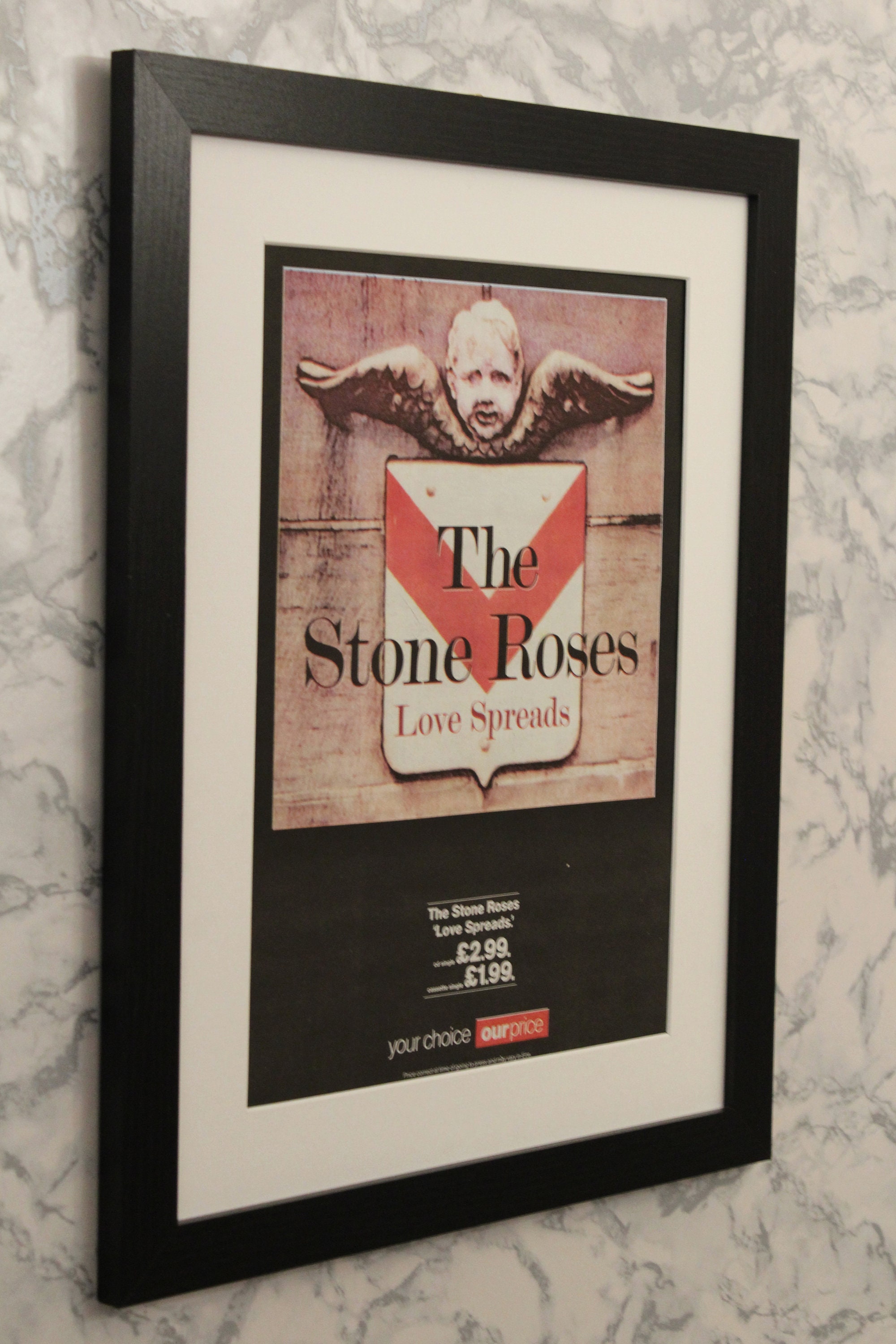 The Stone Roses - Love Spreads - 1994 - Framed Original Promo Poster ...