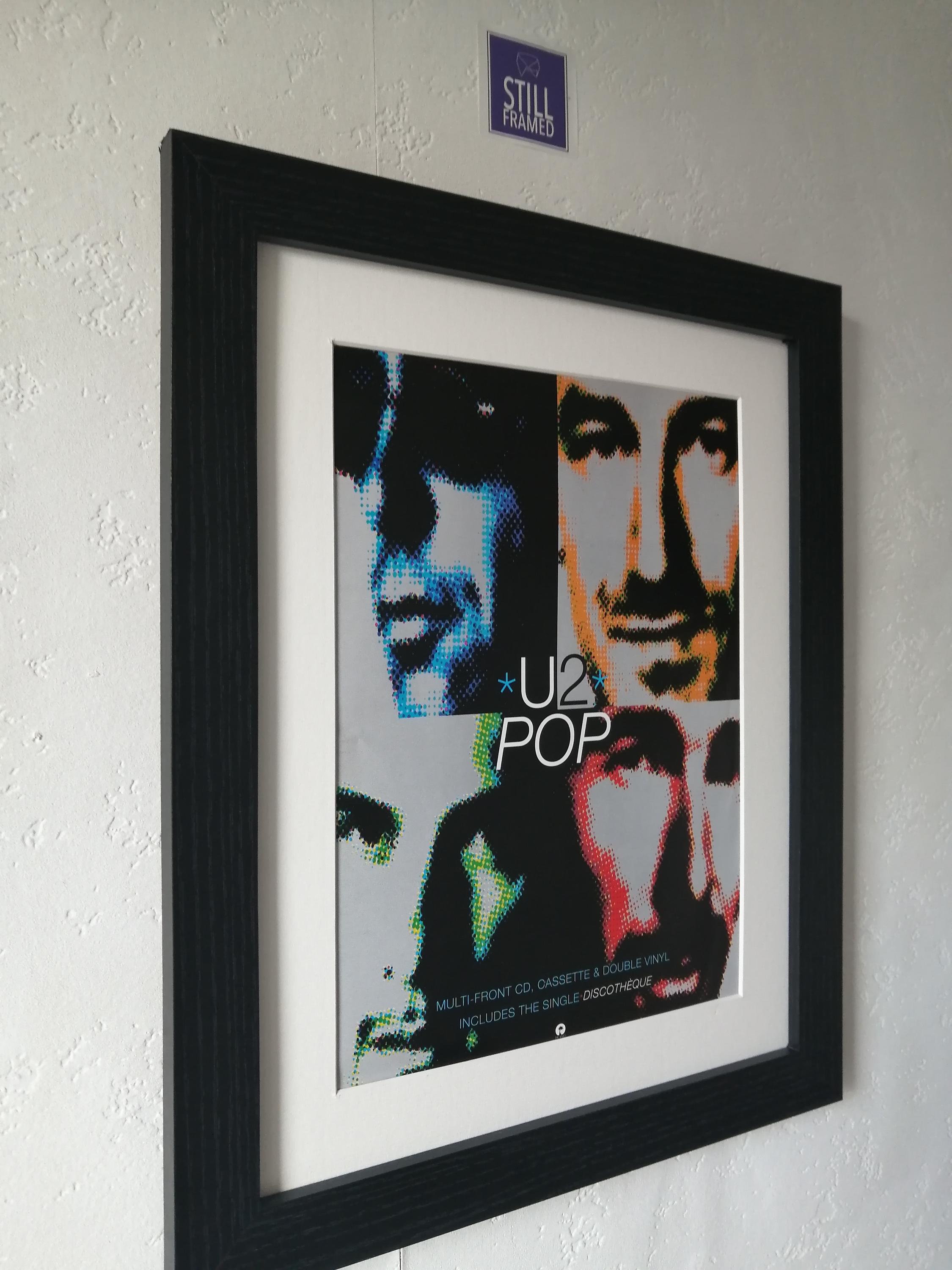 U2 - Pop - 1997 - Original Framed Promo Poster - Etsy