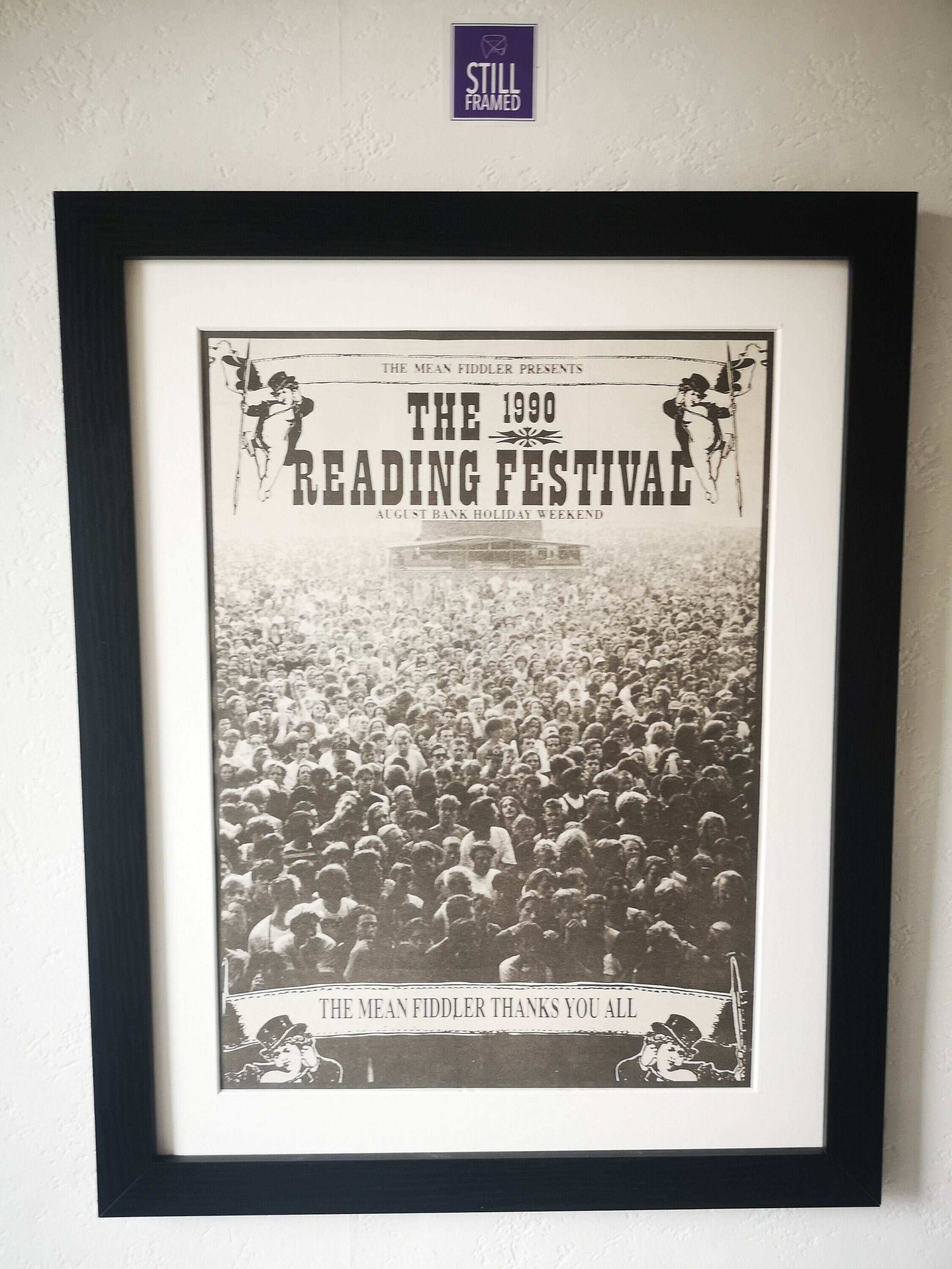 The Reading Festival - 1990 - Original Framed Promo Poster - Etsy