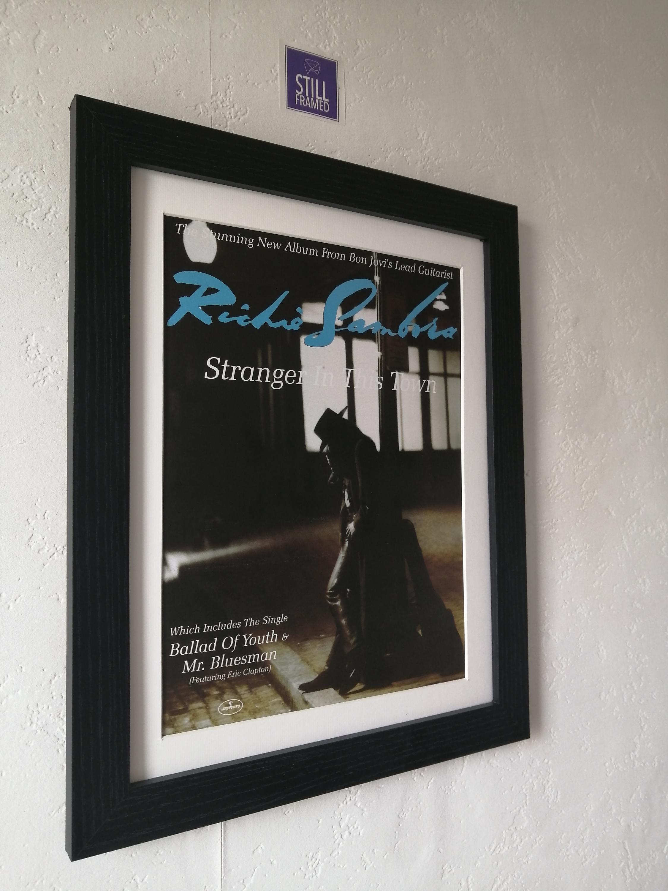 Richie Sambora - Stranger in This Town - 1991 - Original Framed Promo ...