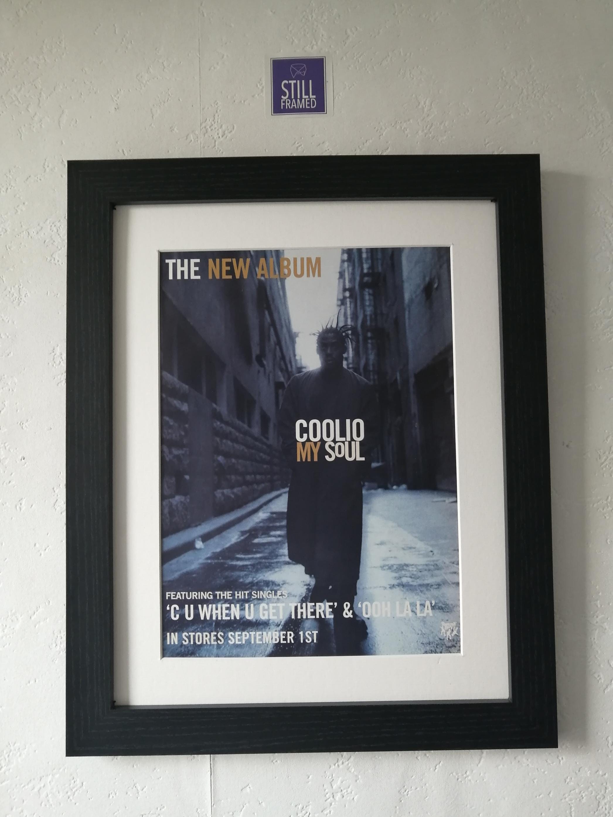 Coolio - My Soul - 1997 - Original Framed Promo Poster - Etsy