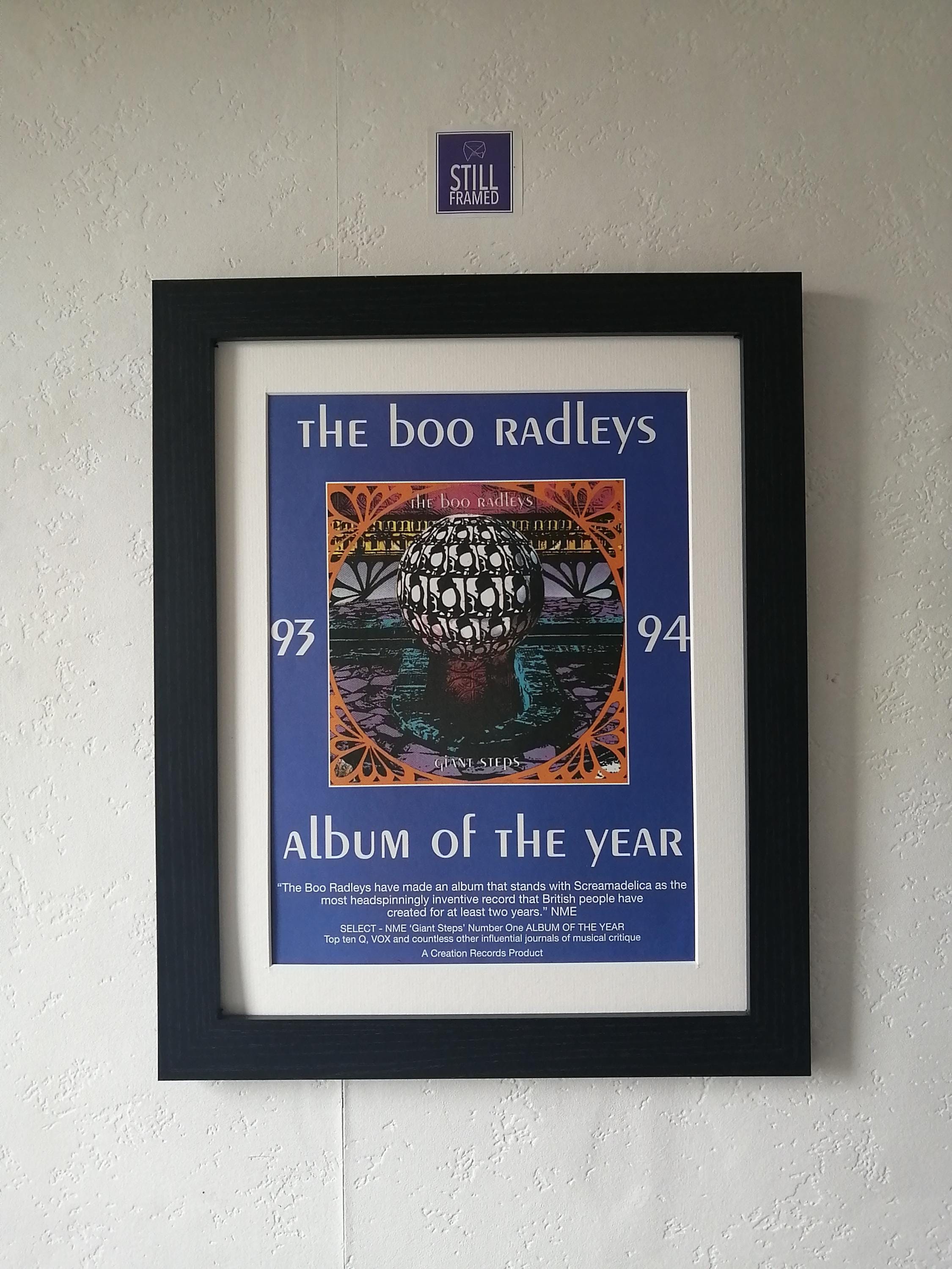 The Boo Radleys - Giant Steps - 1993 - Original Framed Promo Poster - Etsy