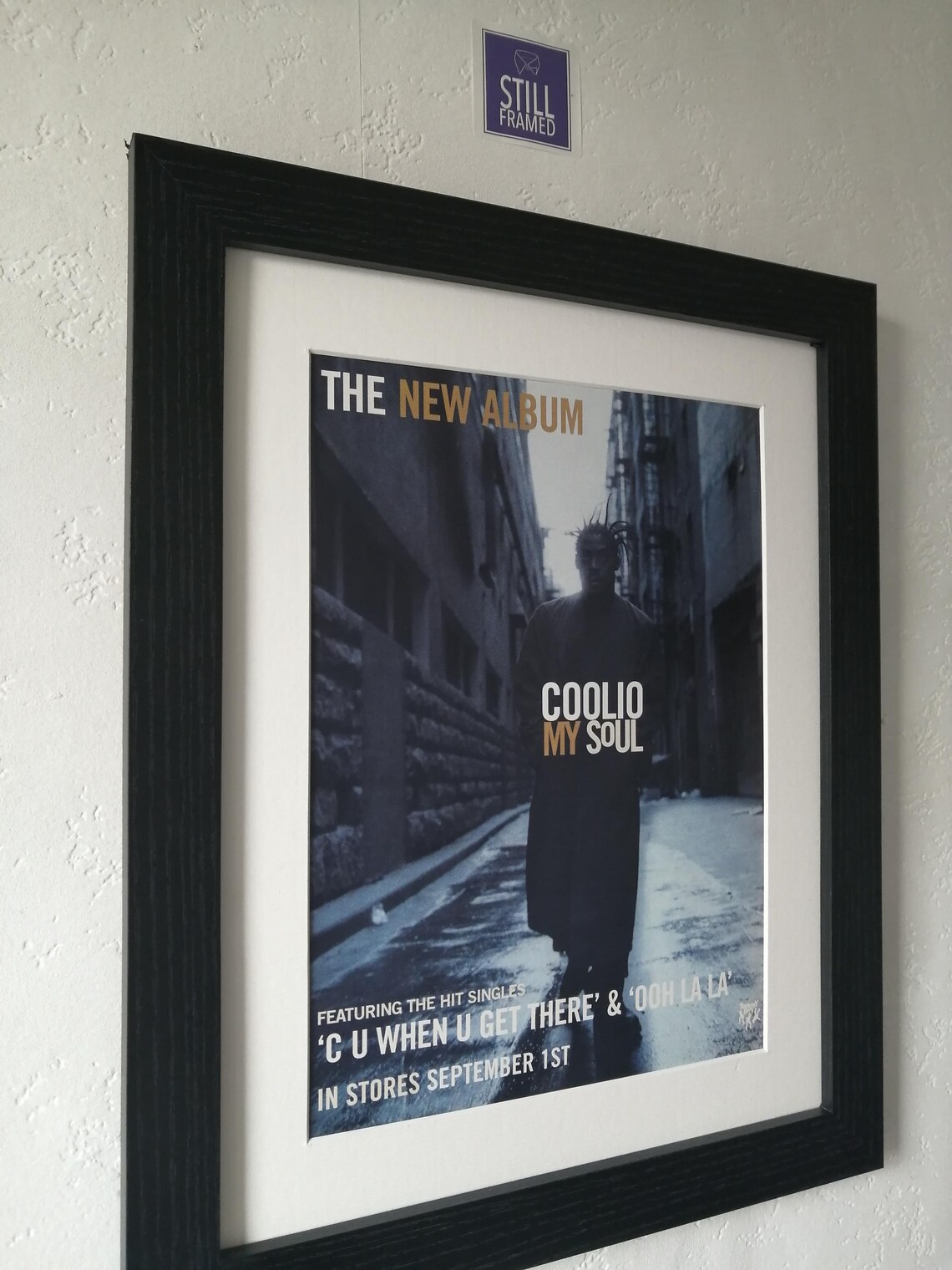 Coolio - My Soul - 1997 - Original Framed Promo Poster - Etsy
