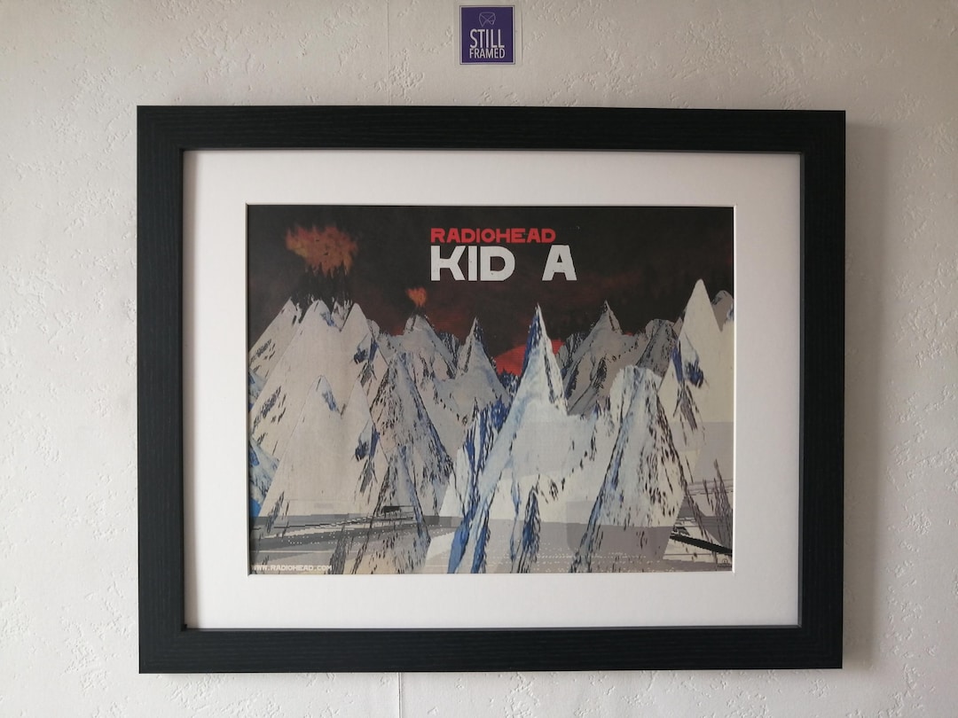 Radiohead - Kid A - 2000 - Original Framed Promo Poster - Etsy